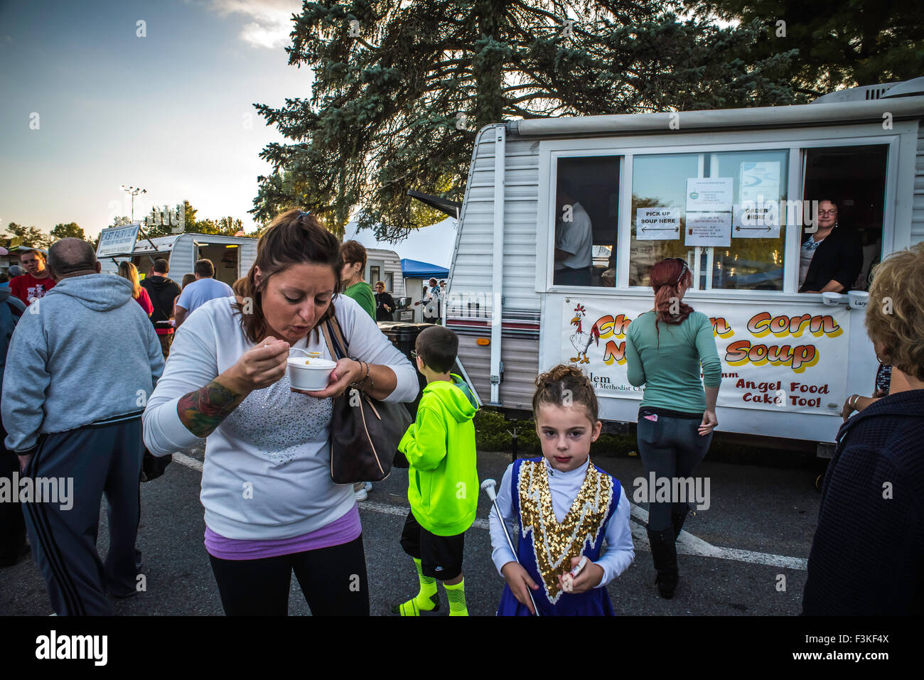 Manheim, Pennsylvania, USA. Lancaster county, last of the Fall fairs ...