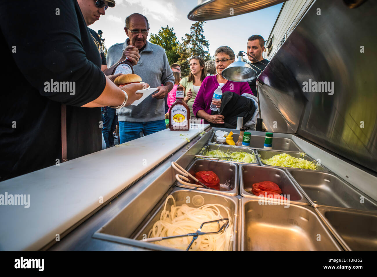 Manheim, Pennsylvania, USA. Lancaster county, last of the Fall fairs ...