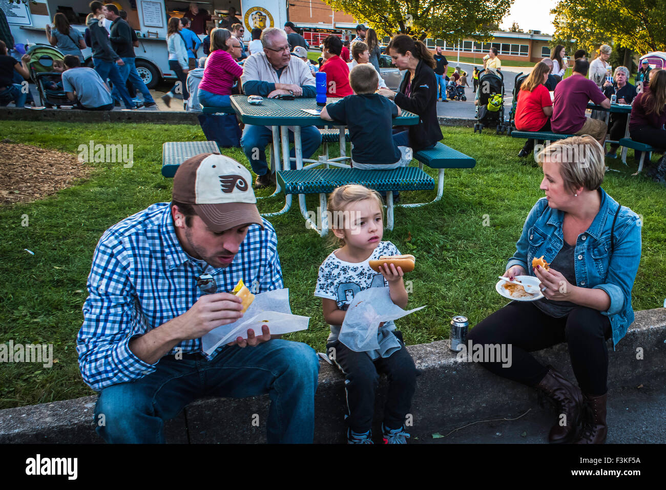 Manheim, Pennsylvania, USA. Lancaster county, last of the Fall fairs ...
