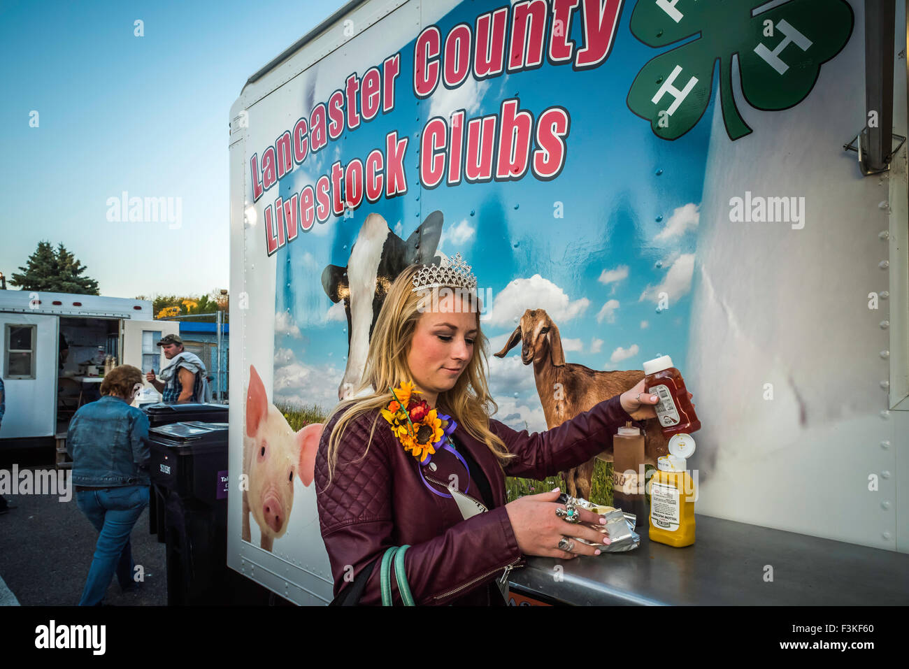 Manheim, Pennsylvania, USA. Lancaster county, last of the Fall fairs ...