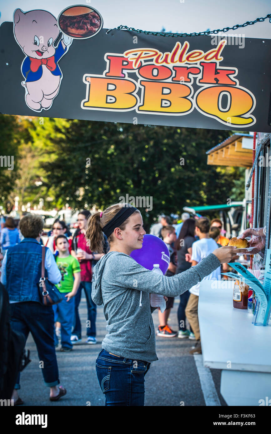 Manheim, Pennsylvania, USA. Lancaster county, last of the Fall fairs ...
