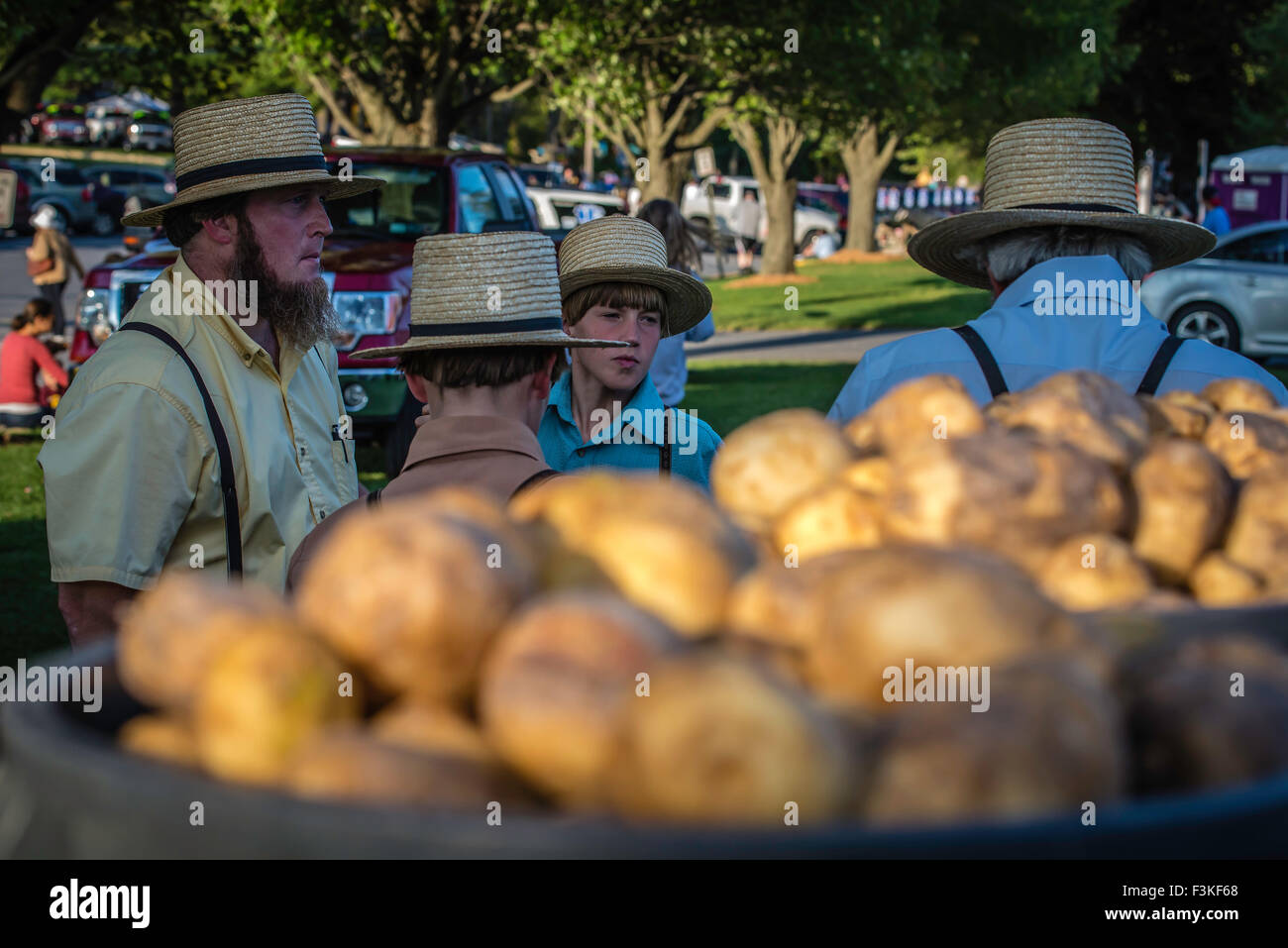 Manheim, Pennsylvania, USA. Lancaster county, last of the Fall fairs ...