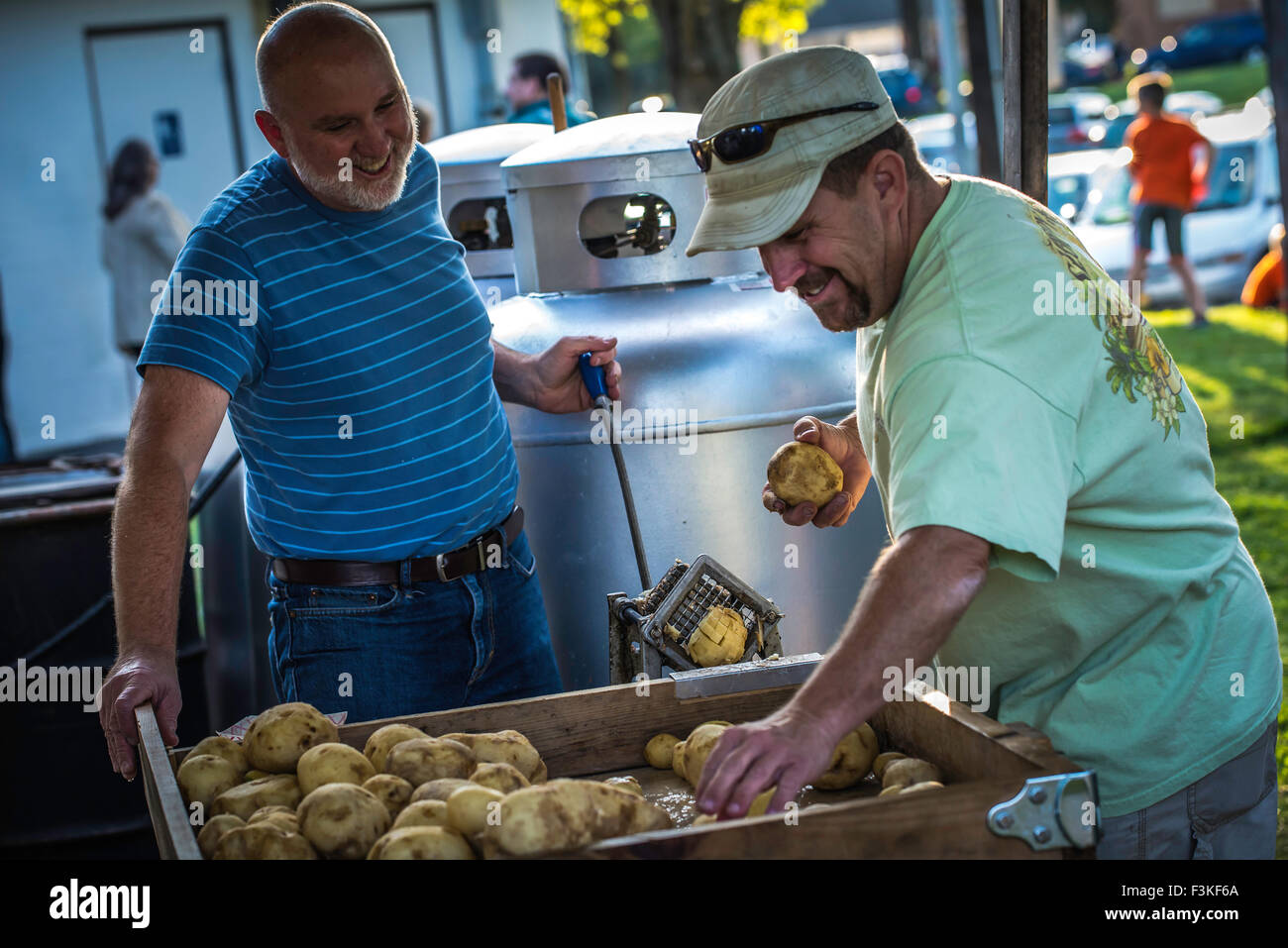 Manheim, Pennsylvania, USA. Lancaster county, last of the Fall fairs ...