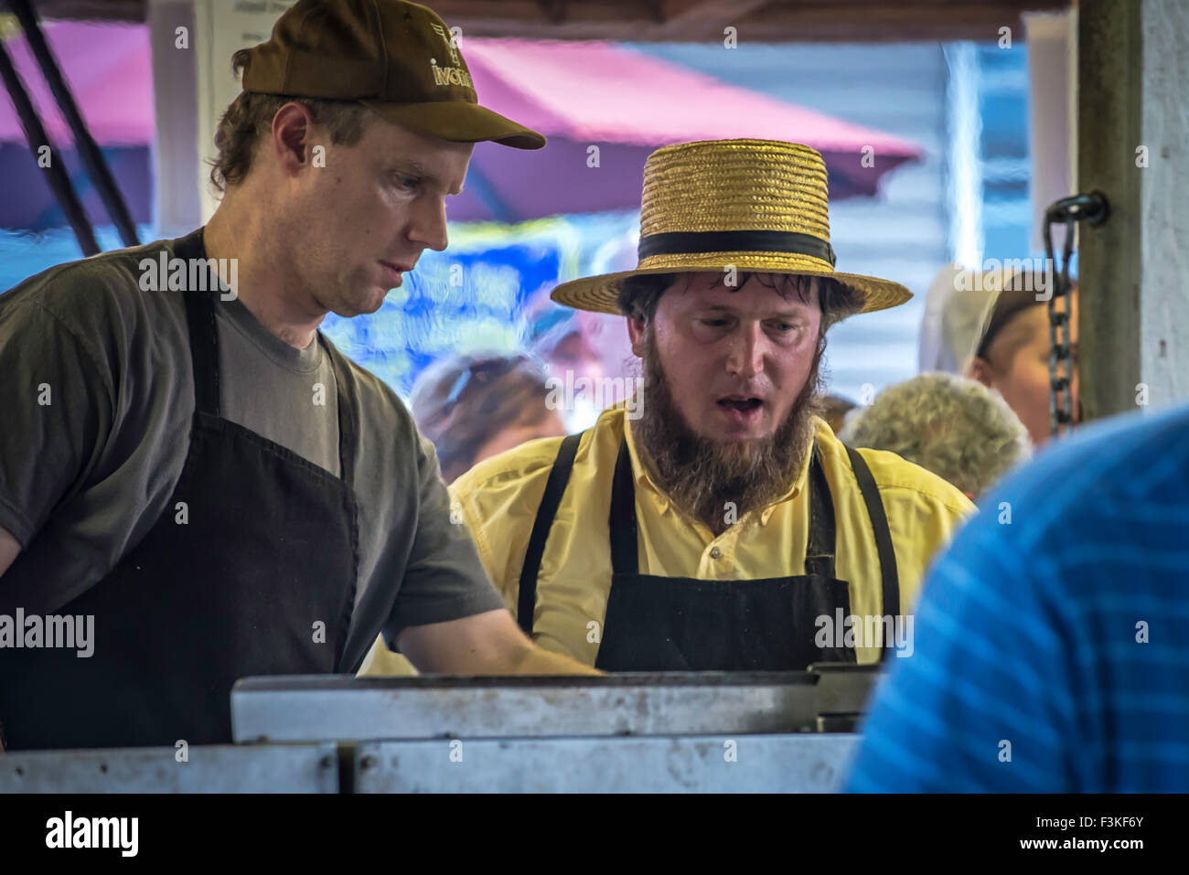 Manheim, Pennsylvania, USA. Lancaster county, last of the Fall fairs ...