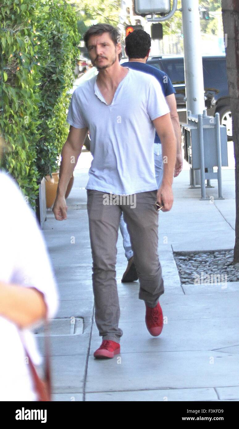 Pedro Pascal spotted out to lunch at E baldi in Beverly Hills Featuring ...