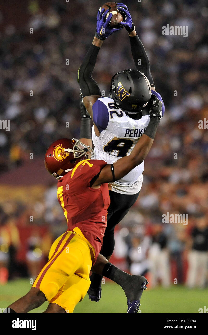 Los Angeles, CA, USA. 8th Oct, 2015. USC Trojans safety Marvell Tell ...