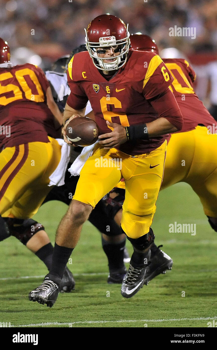 Los Angeles, CA, USA. 8th Oct, 2015. USC Trojans quarterback Cody ...