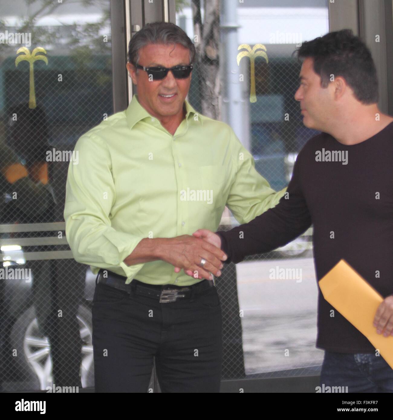 Sylvester Stallone spotted out to lunch at The Palm in Beverly Hills ...