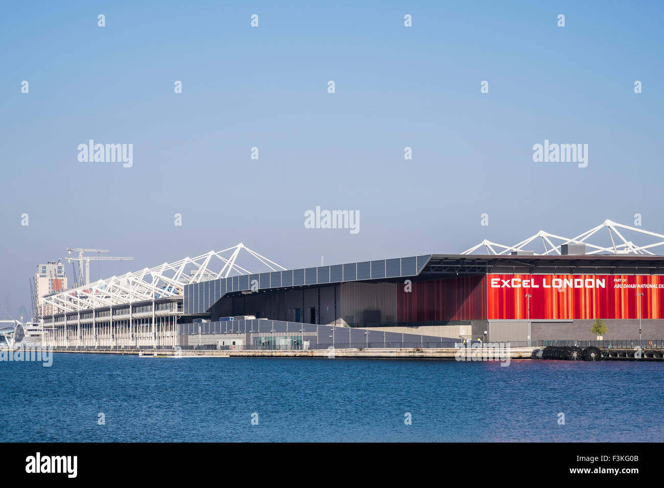 Excel London exhibition centre, Docklands, London, England, U.K Stock ...