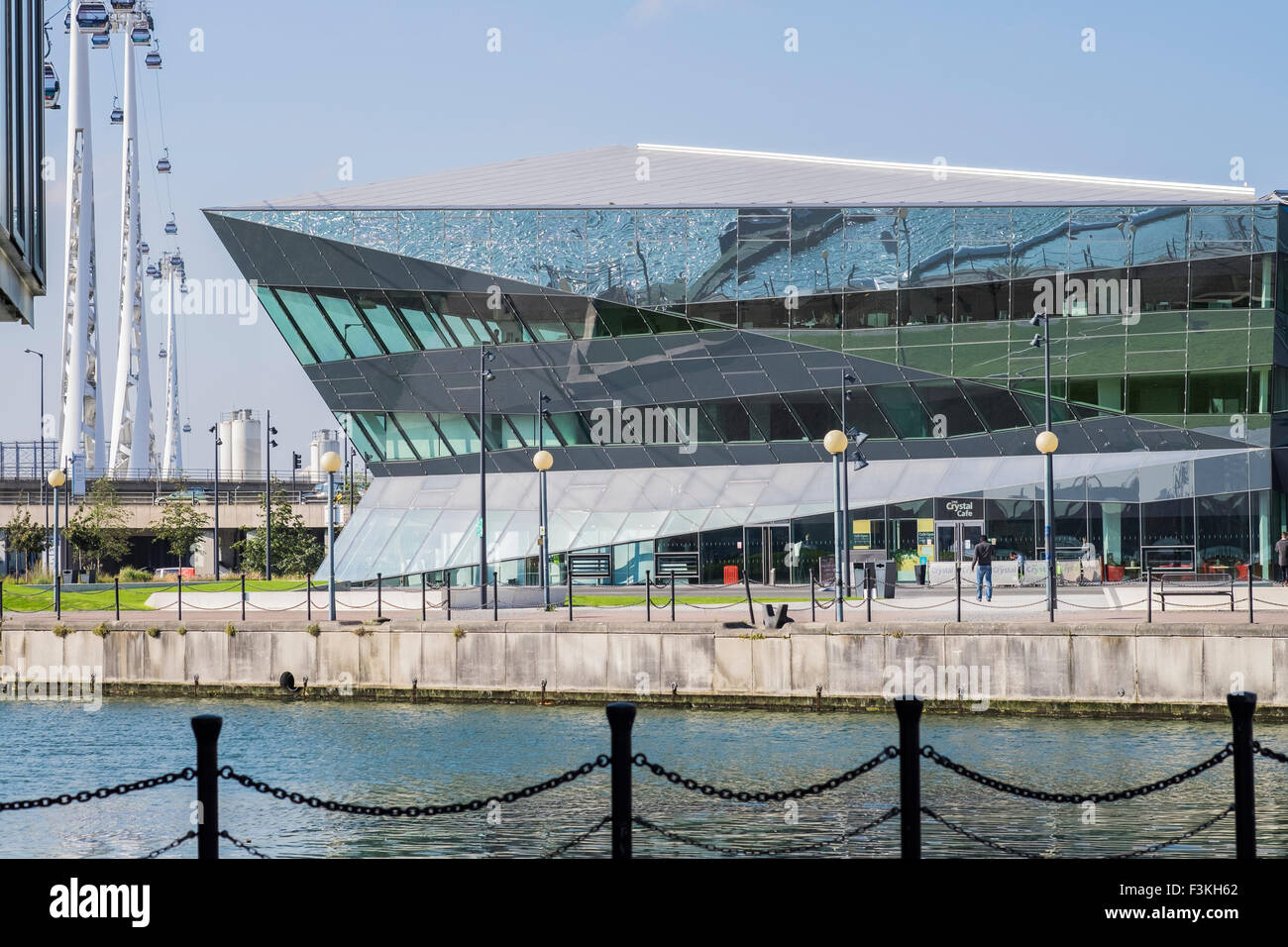 Siemens Crystal building, Victoria dock, London, England, U.K Stock ...