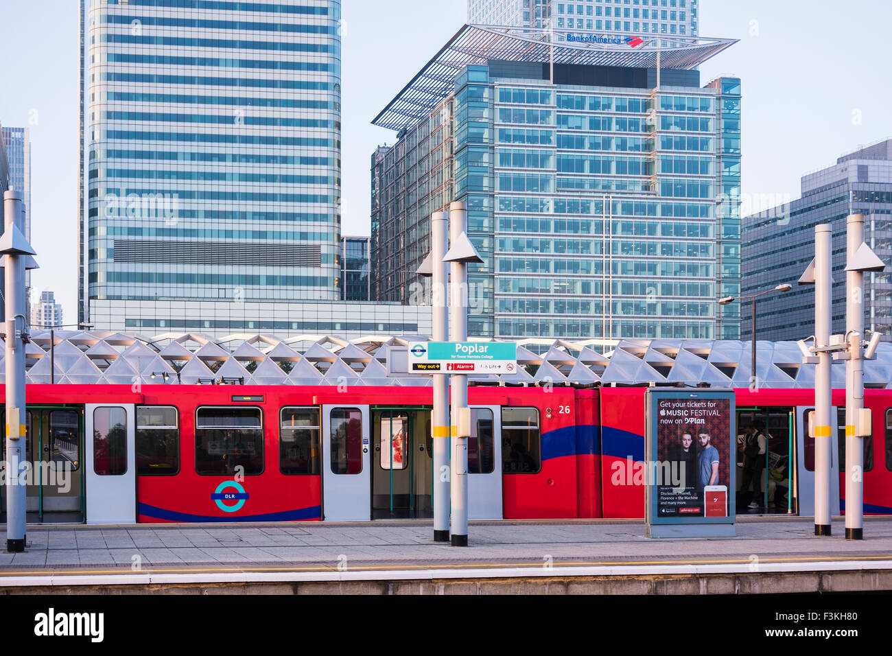 Docklands Light Railway, London, England, U.K Stock Photo - Alamy