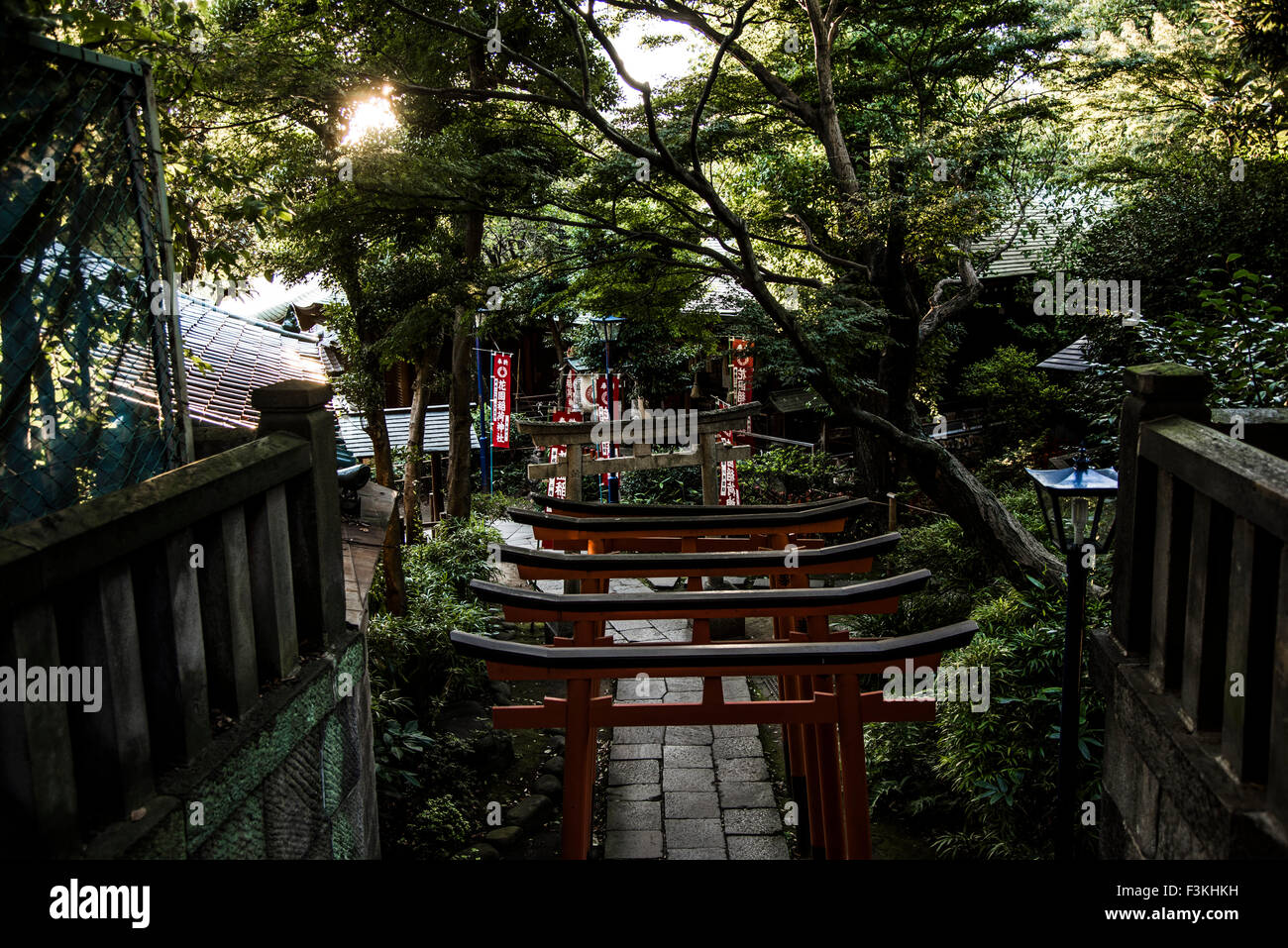 Hanazono Inari Shrine,Ueno Park,Taito-Ku,Tokyo,Japan Stock Photo - Alamy