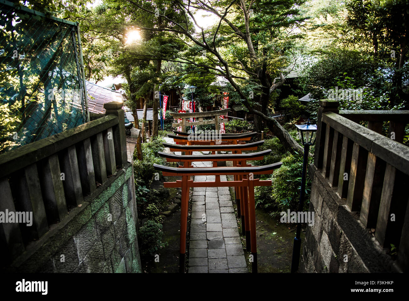 Hanazono Inari Shrine,Ueno Park,Taito-Ku,Tokyo,Japan Stock Photo - Alamy
