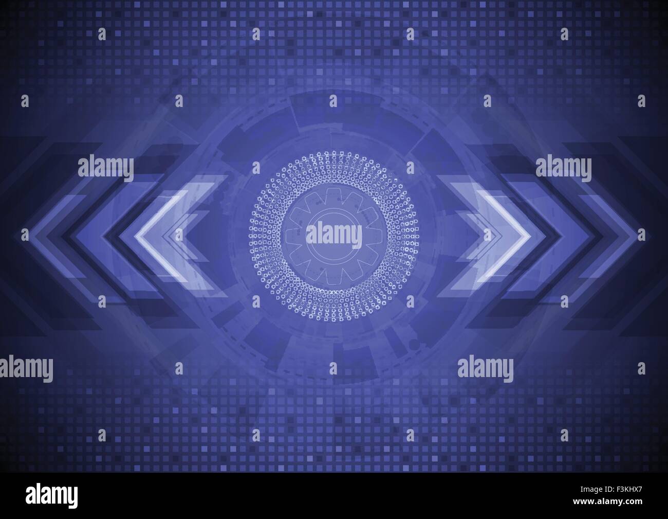 Abstract blue tech background. Vector design Stock Vector Image & Art ...