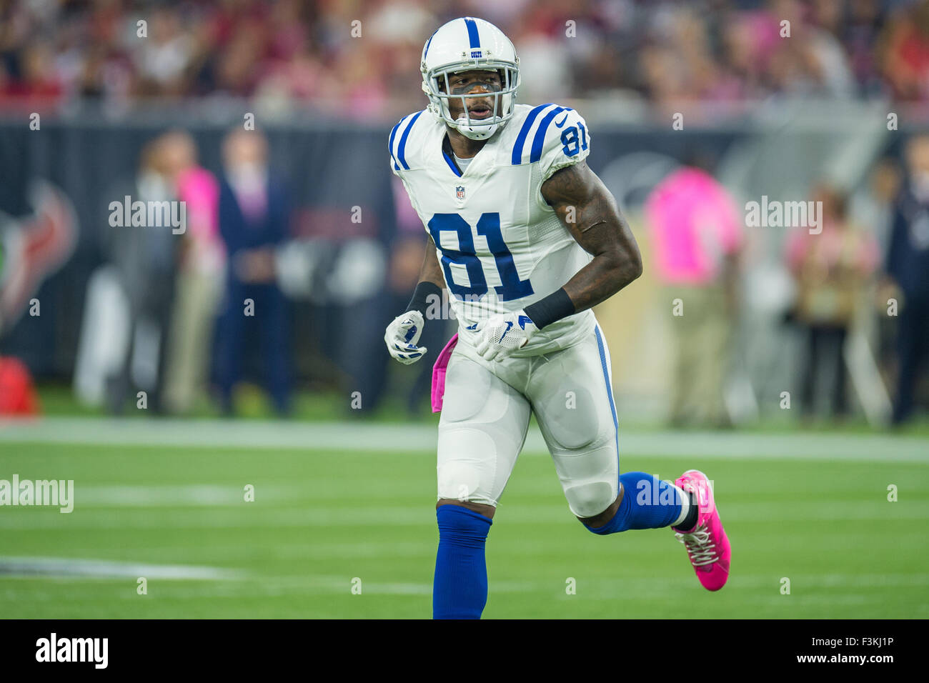 Houston, Texas, USA. 8th Oct, 2015. Indianapolis Colts wide receiver ...