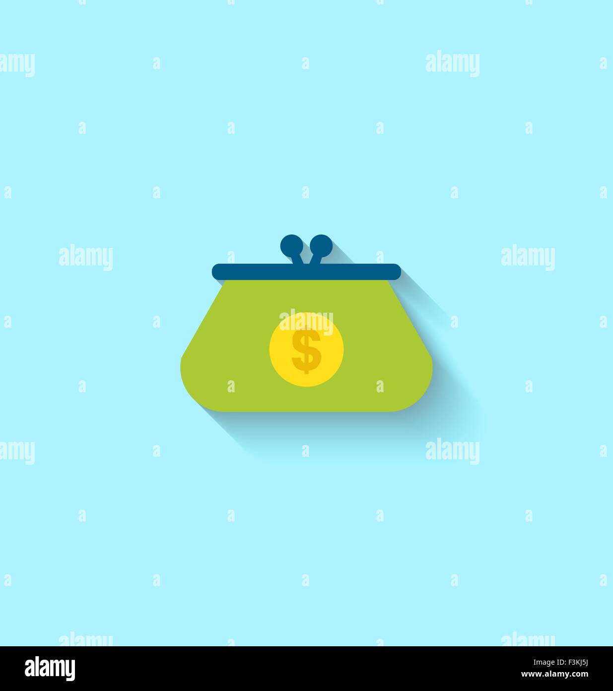 Minimal purse vector Stock Vector Images - Alamy