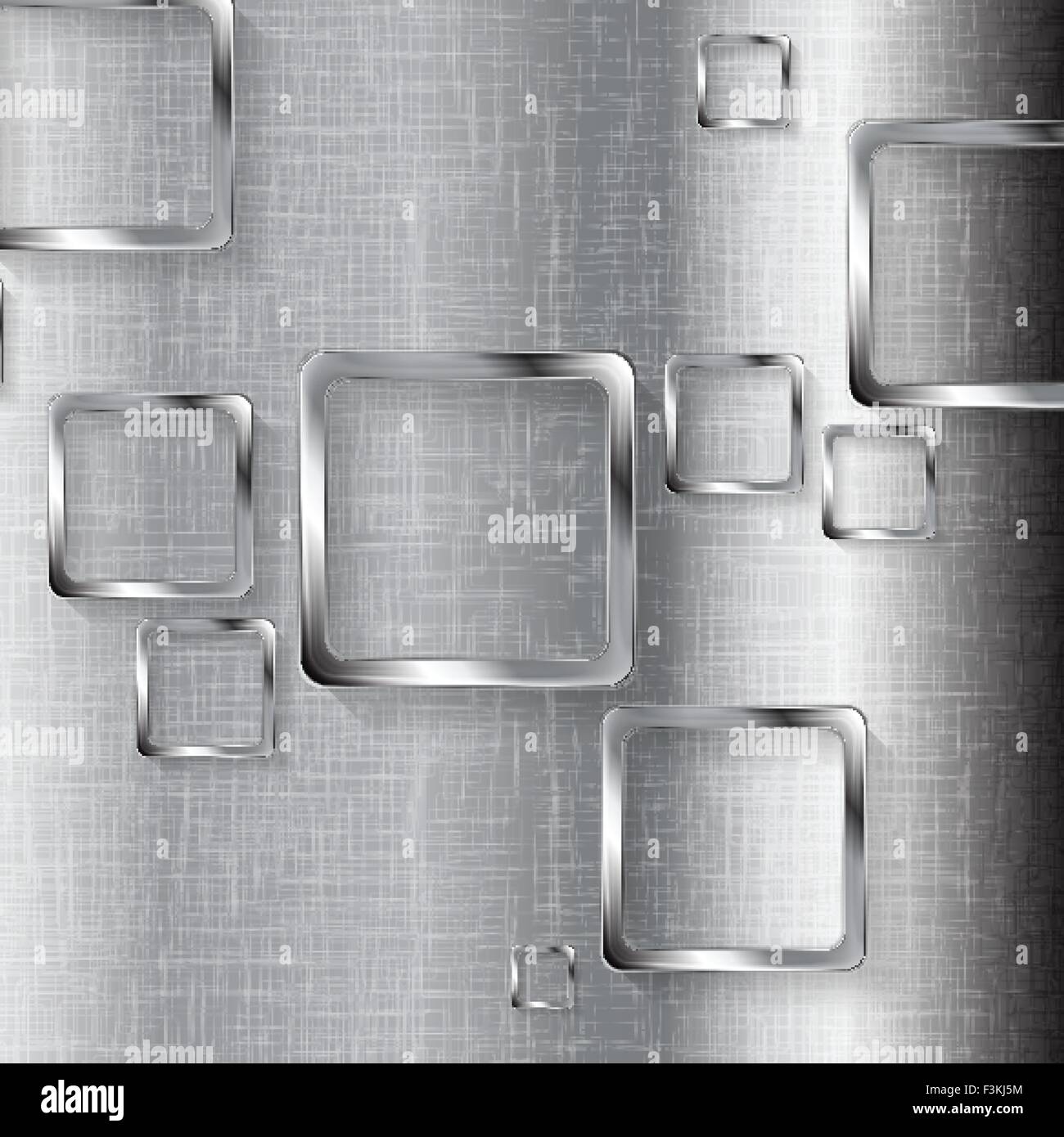 Metal tech design with squares. Vector illustration Stock Vector Image ...