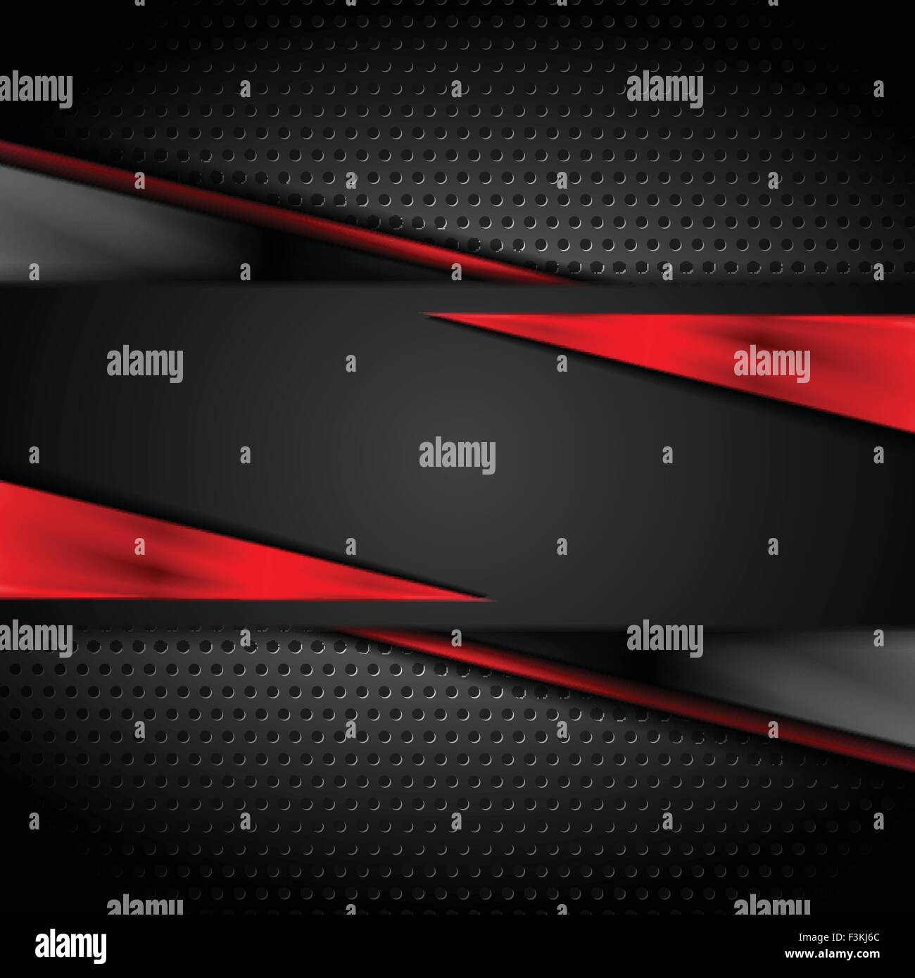 Tech dark design with perforated metal texture. Vector background Stock ...