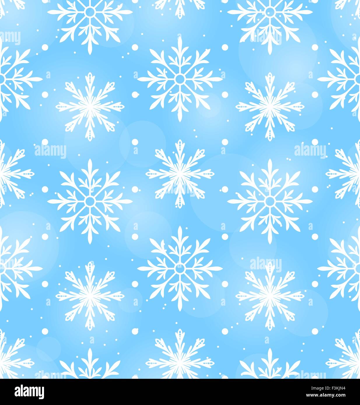 Seamless Wallpaper with Different Snowflakes Stock Vector Image & Art ...