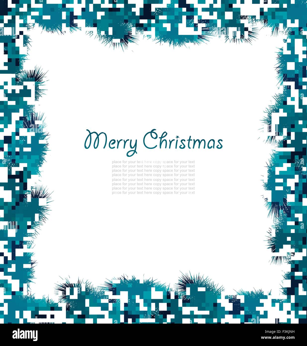 Fir tree made branches Stock Vector Images - Alamy