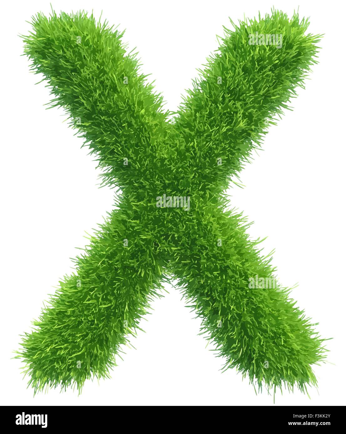 Green letter x hi-res stock photography and images - Alamy