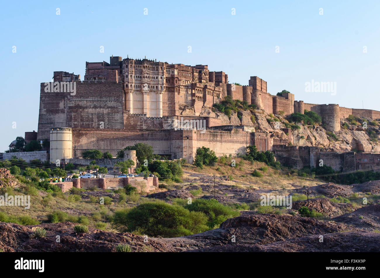 Castle red fort mehrangarh hi-res stock photography and images - Alamy