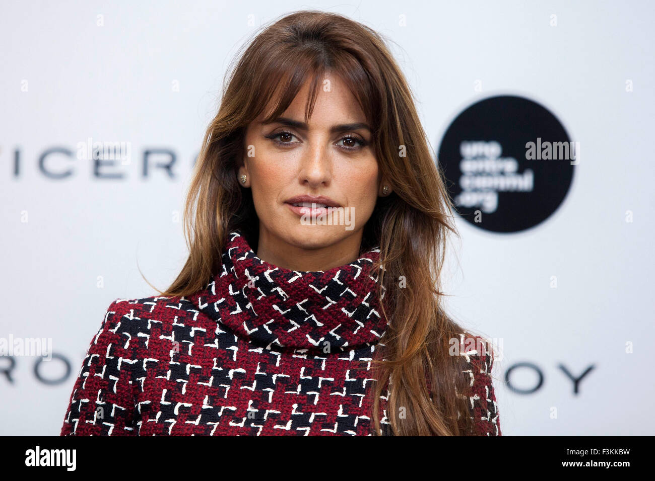 Madrid, Spain. 8th Oct, 2015. Penelope Cruz presents her new cinema ...