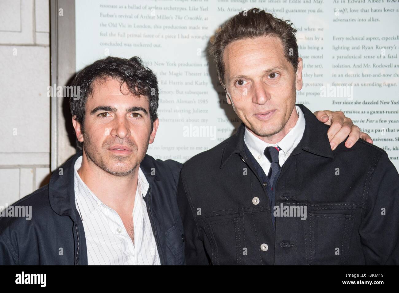 New York, NY, USA. 8th Oct, 2015. Chris Messina, Matt Ross at arrivals ...