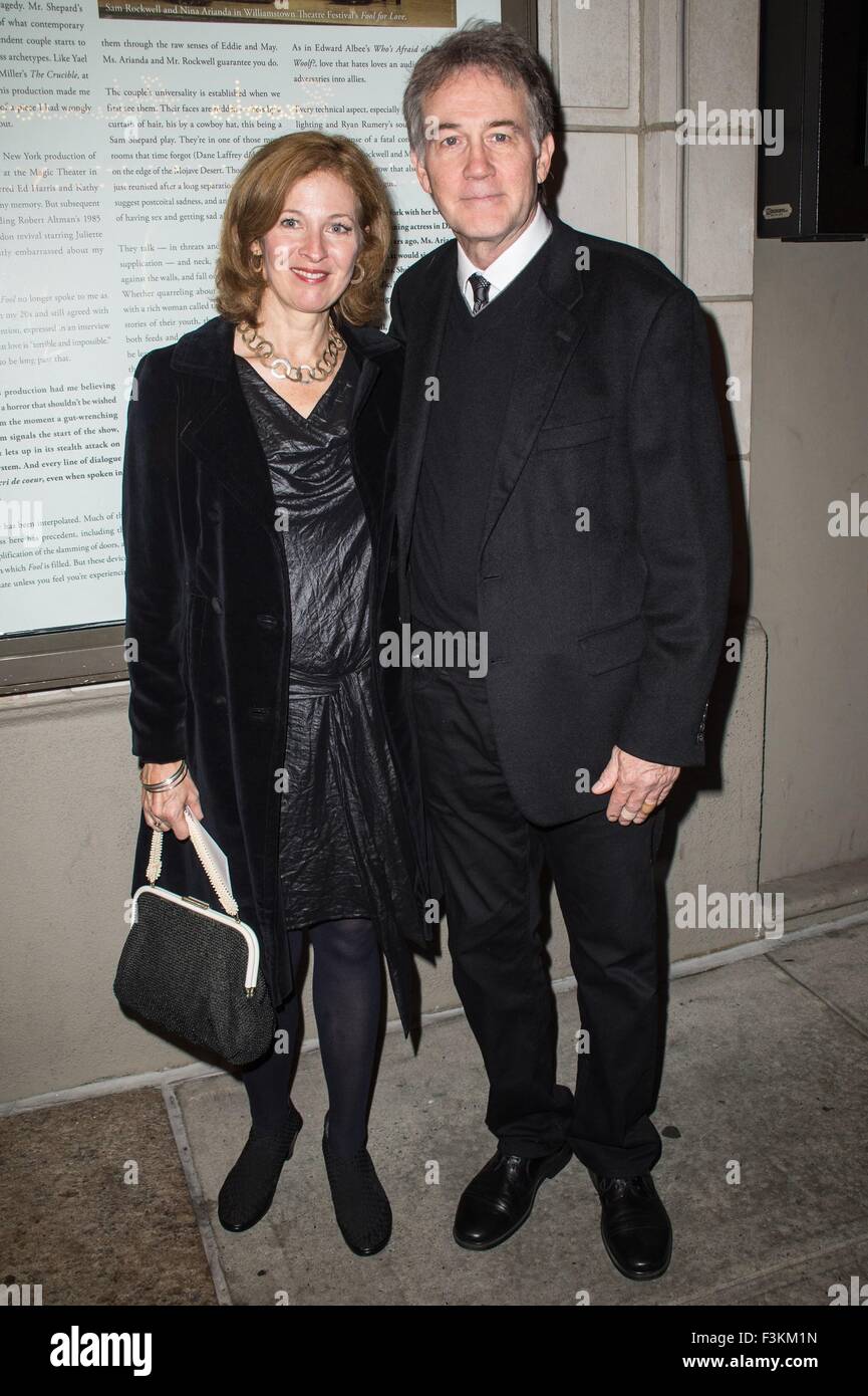 New York, NY, USA. 8th Oct, 2015. Kathleen McNenny, Boyd Gaines at ...