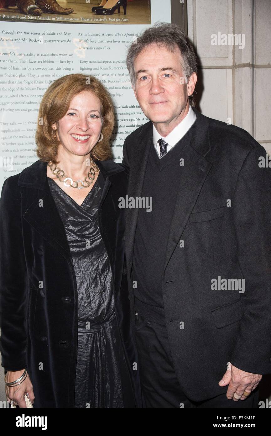New York, NY, USA. 8th Oct, 2015. Kathleen McNenny, Boyd Gaines at ...