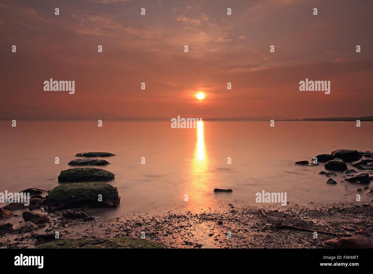 Dunbar Beach at Sunrise Stock Photo - Alamy