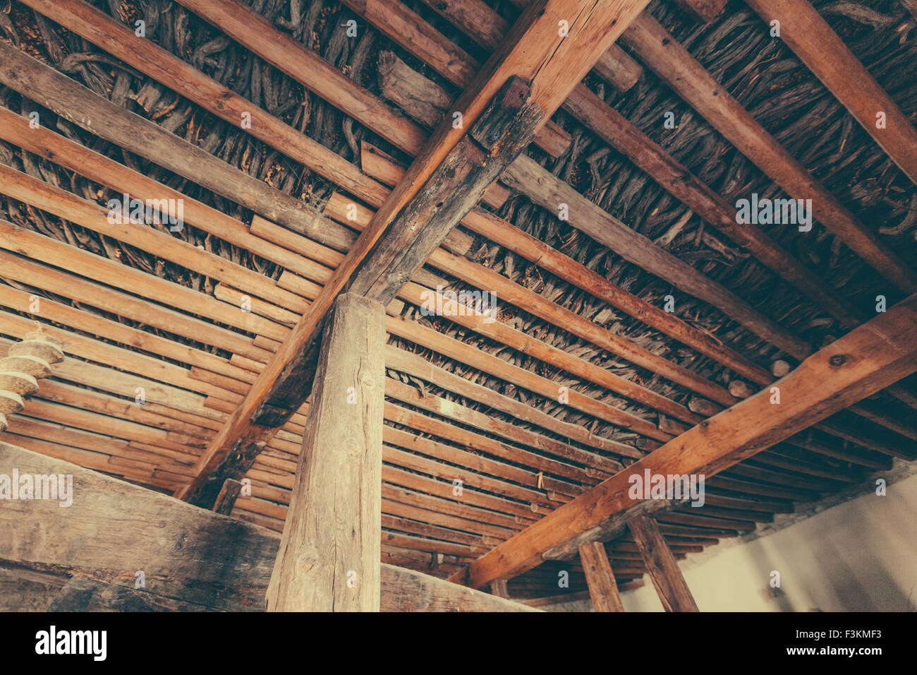 Ancient wooden ceiling Stock Photo - Alamy