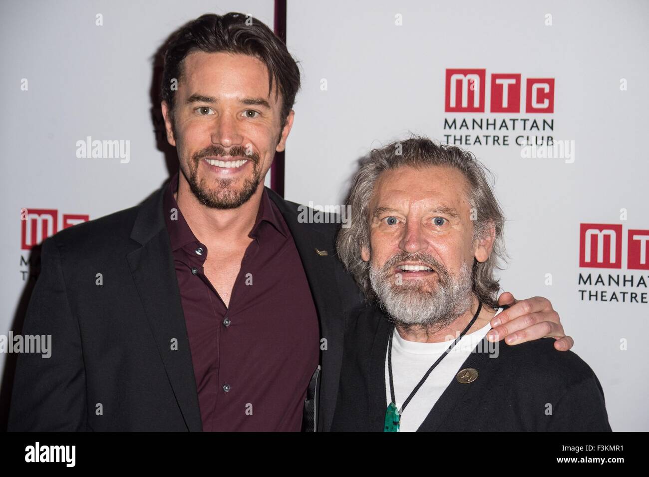 New York, NY, USA. 8th Oct, 2015. Tom Phelphrey, Gordon Joseph Weiss at ...