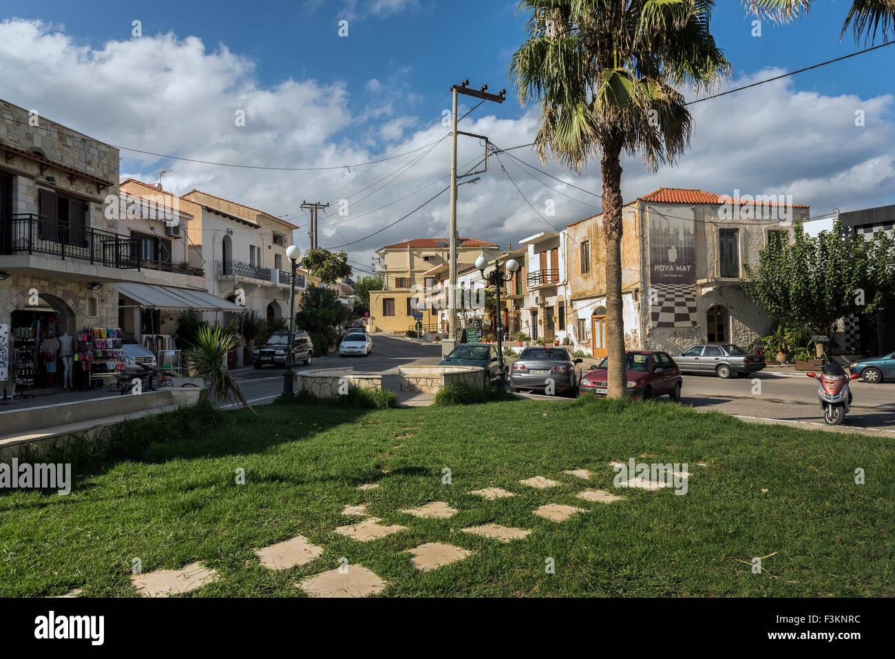 Kolymvari, Village Crete Stock Photo - Alamy