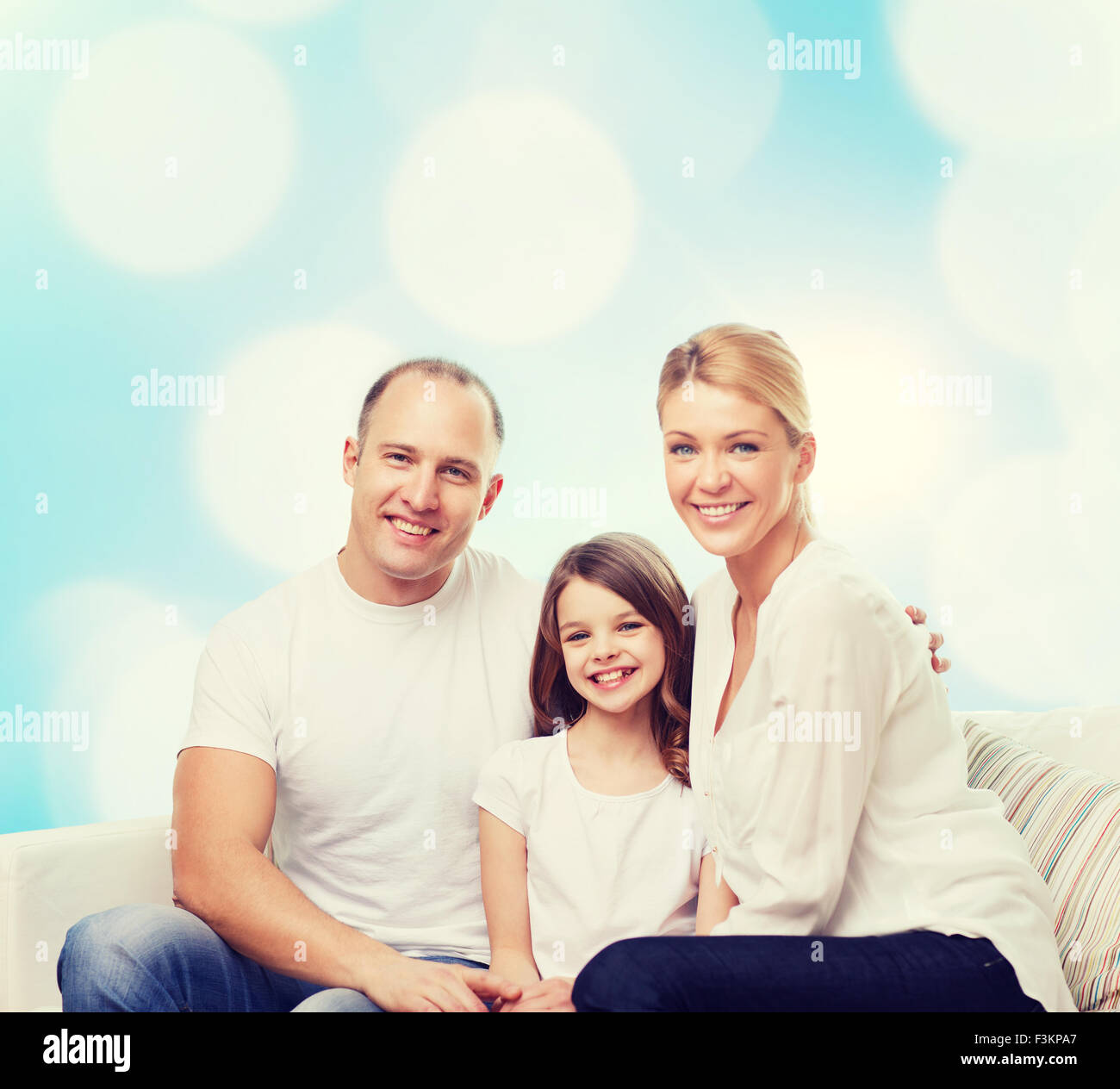 happy family at home Stock Photo - Alamy