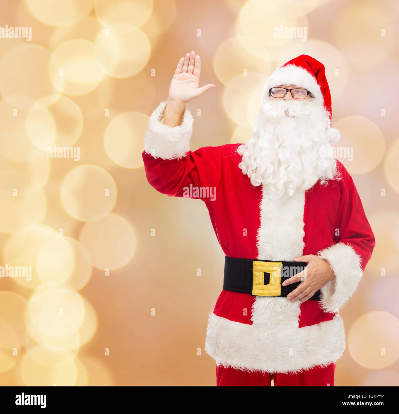 man in costume of santa claus Stock Photo - Alamy