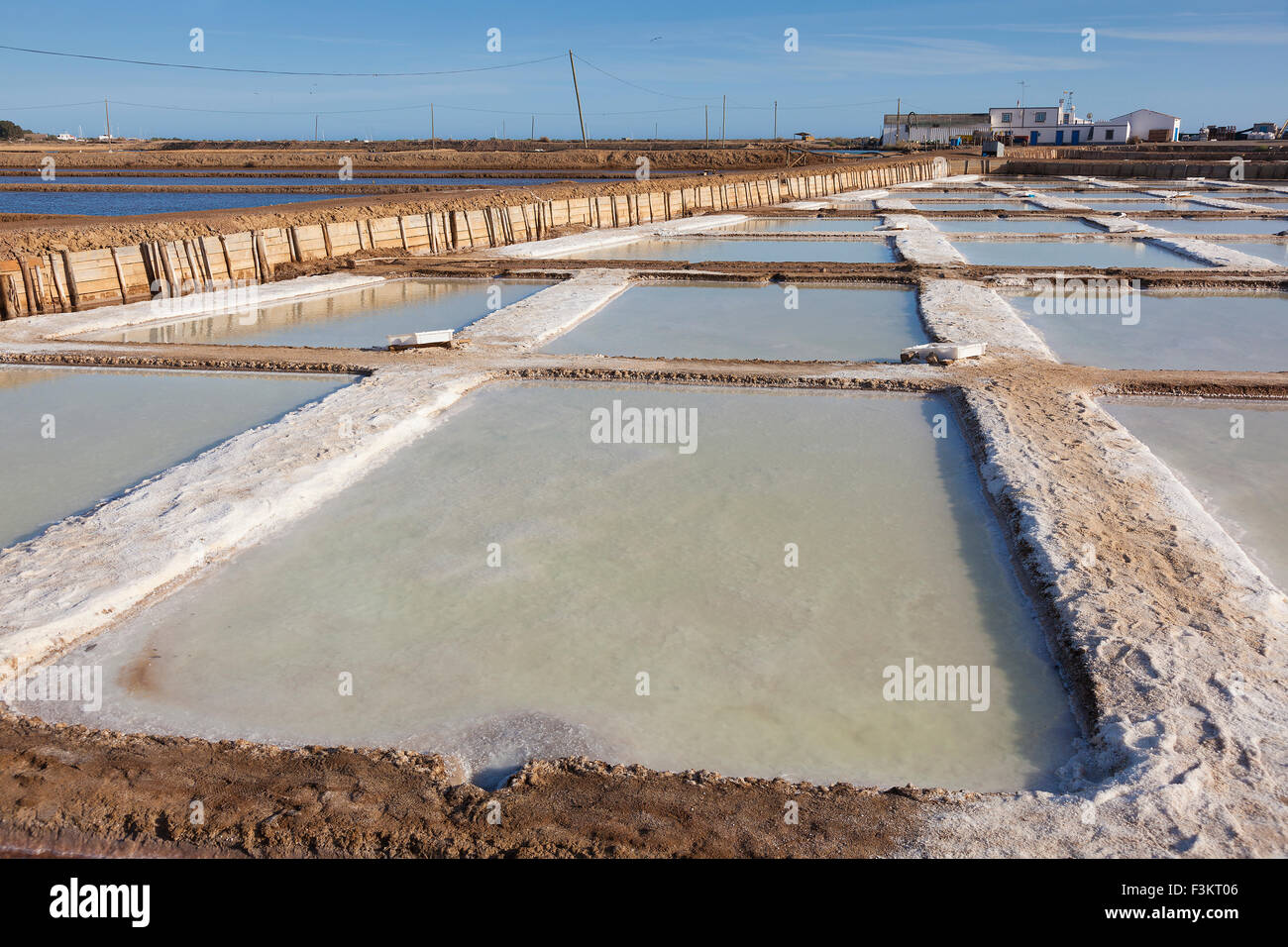 Salt Pans, Tavira, Algarve, Portugal Stock Photo - Alamy
