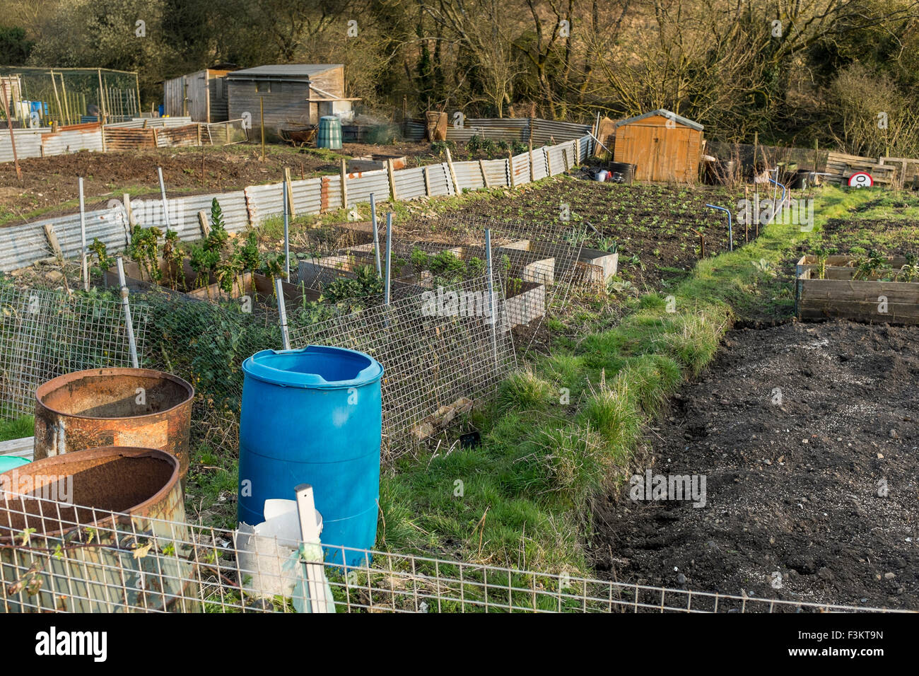 Allotment uk village hi-res stock photography and images - Alamy