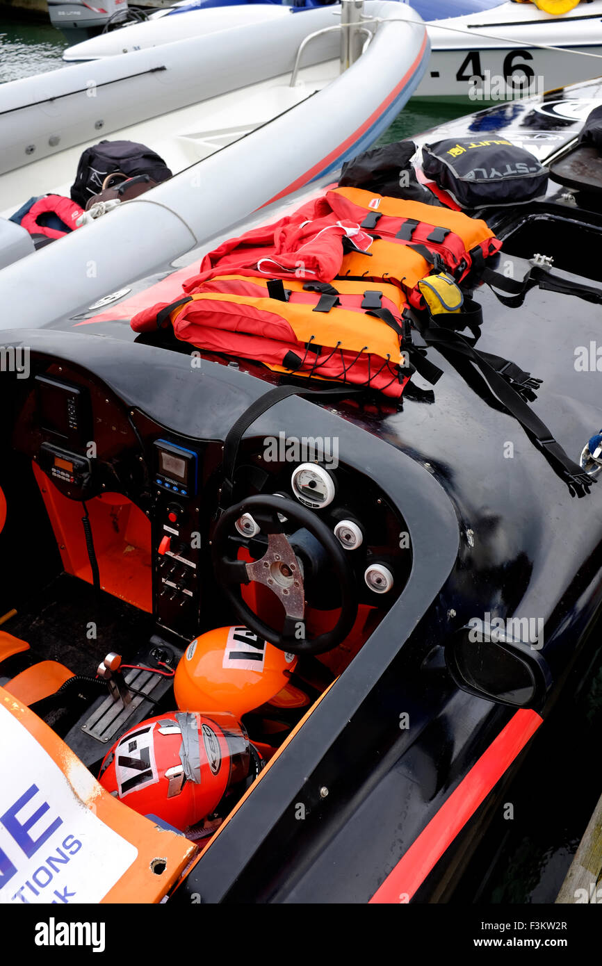 Safety equipment helmets life jacket flares Yacht Haven scrutineer ...