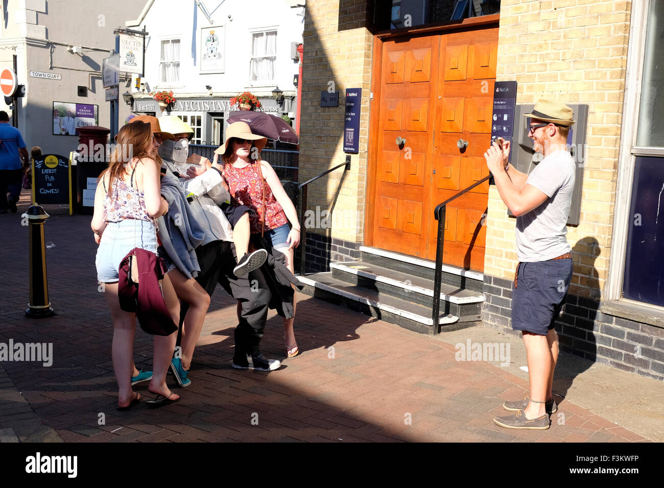 Cowes Week, 2015, Isle of Wight sailing clothing promotion photograph ...
