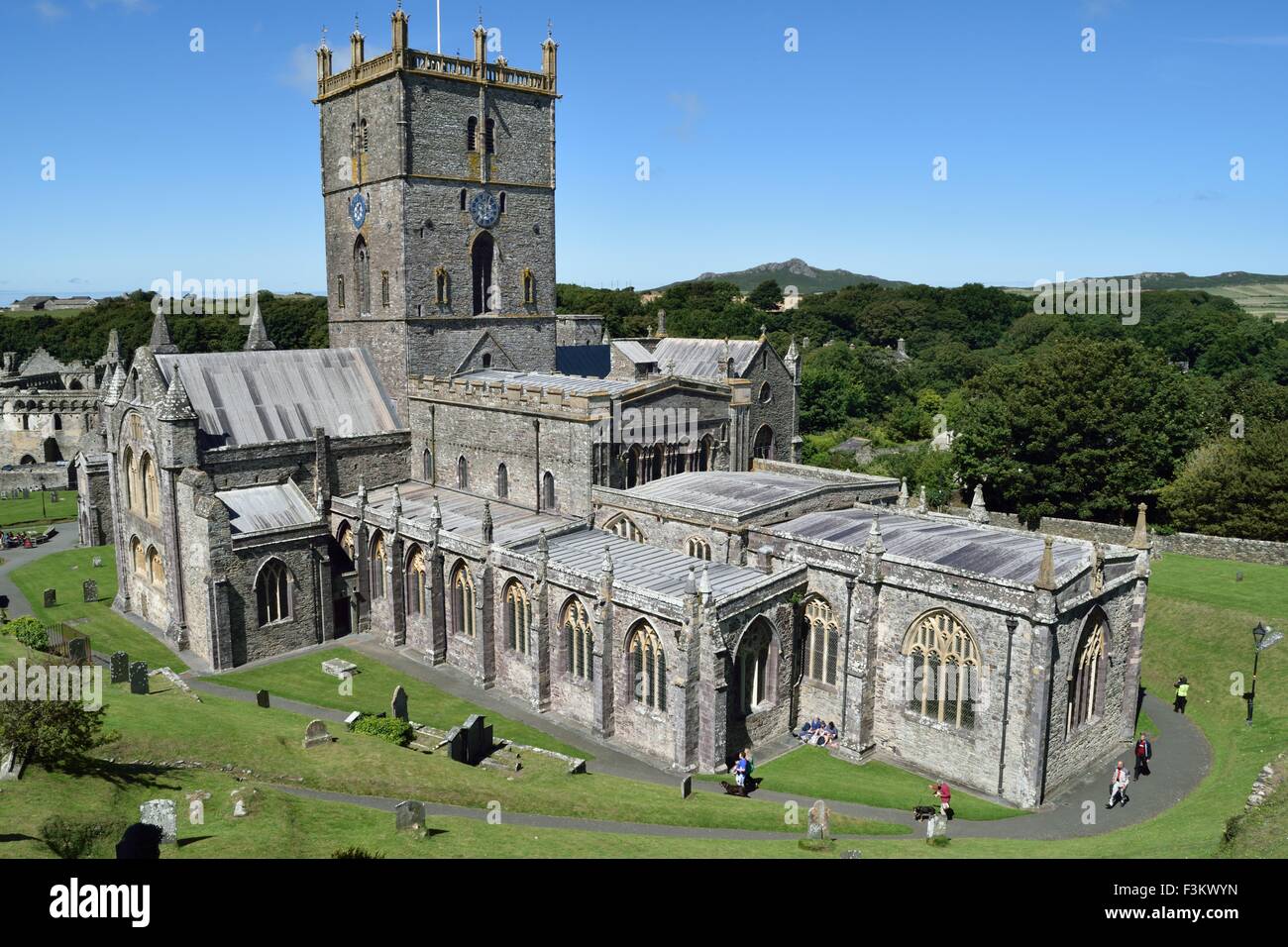 St Davids Cathedral, Wales, UK Stock Photo - Alamy