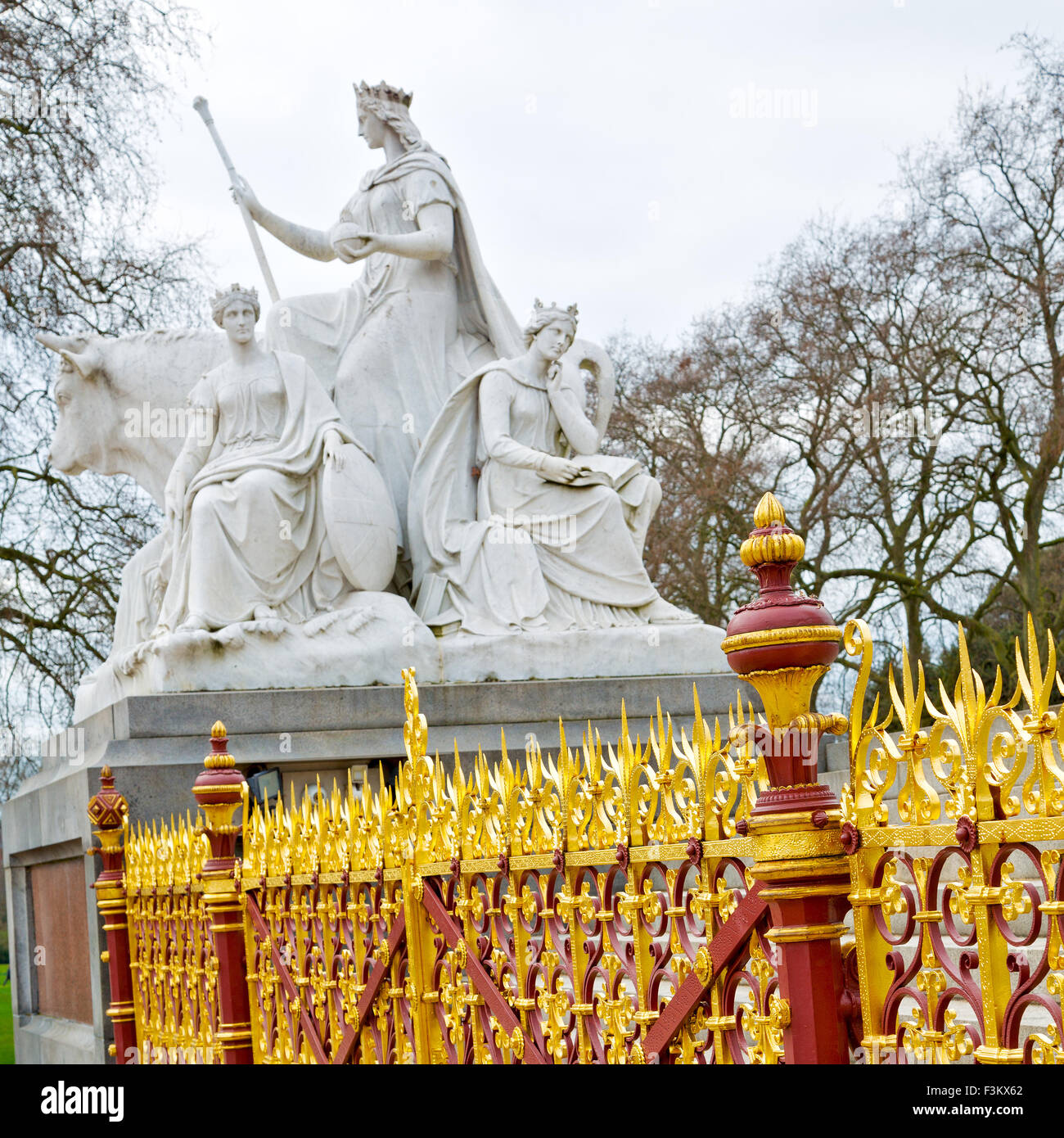albert monument in london england kingdome and old construction Stock ...