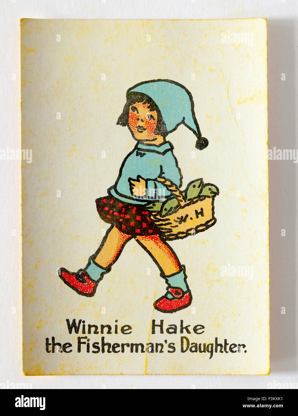 Winnie Hake the Fishermans Daughter Playing Card from Happy Families ...