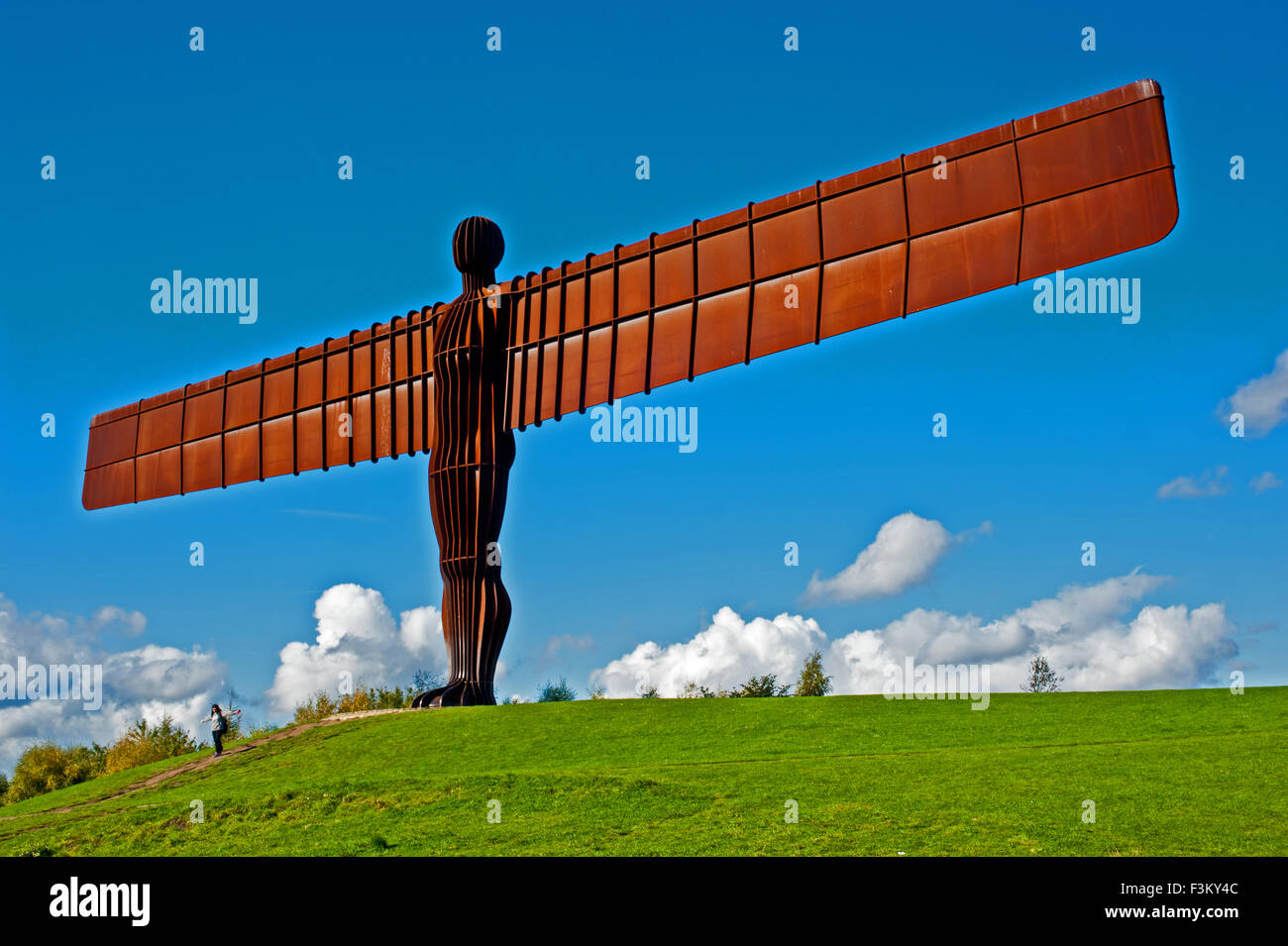 Anthony Gormleys Angel of the North Gateshead Stock Photo - Alamy