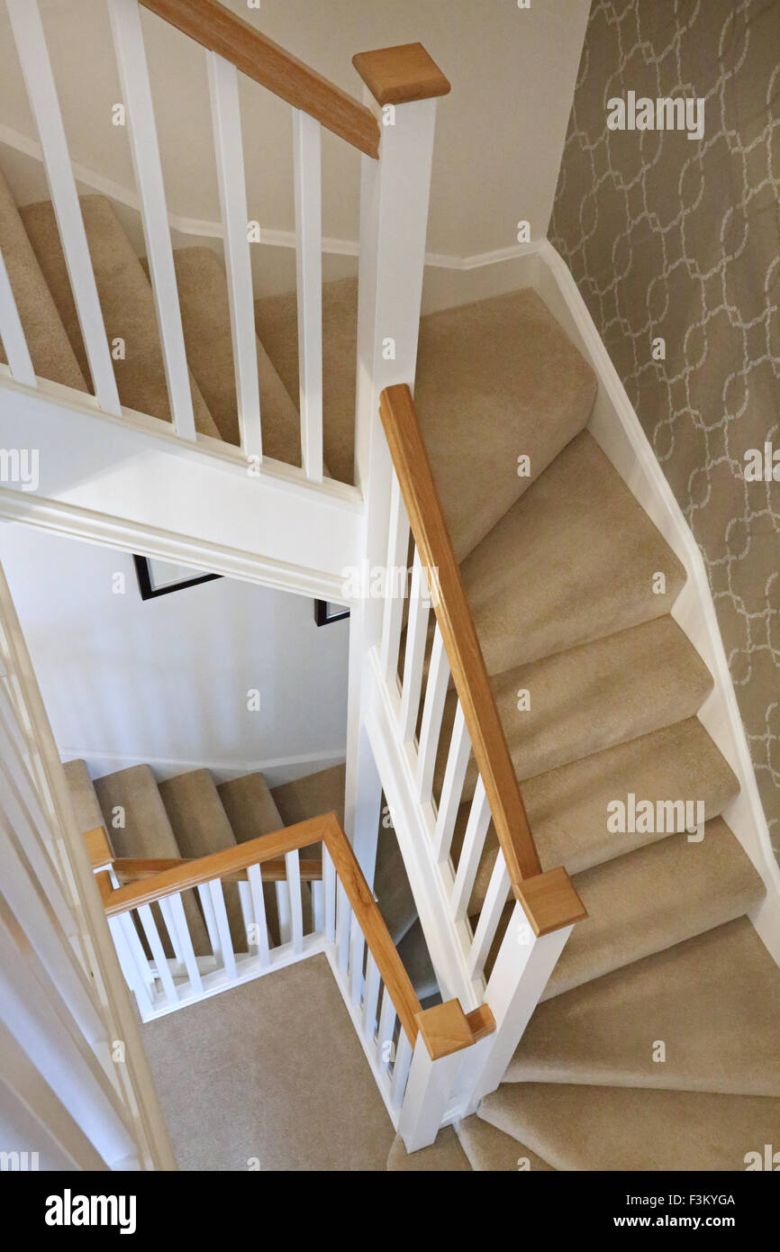 A new three storey show home Stock Photo - Alamy