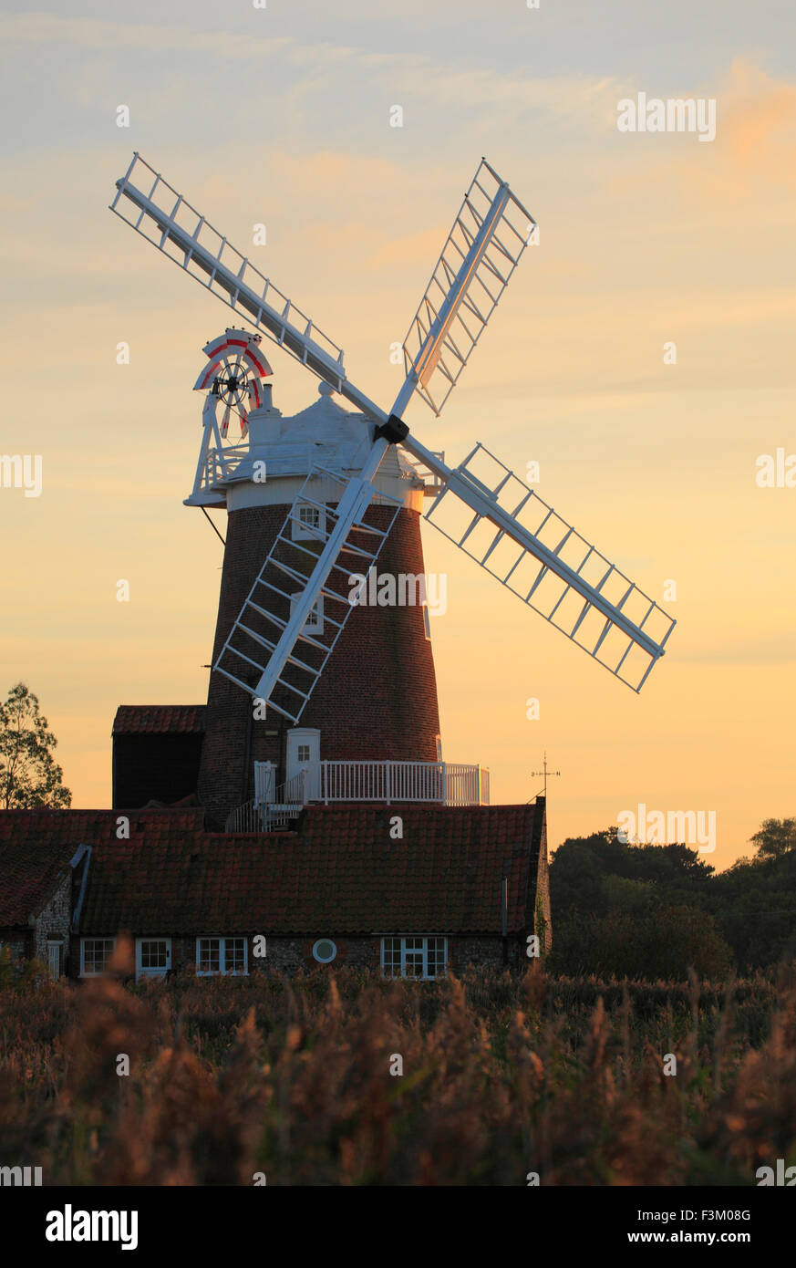 Cley Windmill at Cley next the Sea on the North Norfolk coast Stock ...