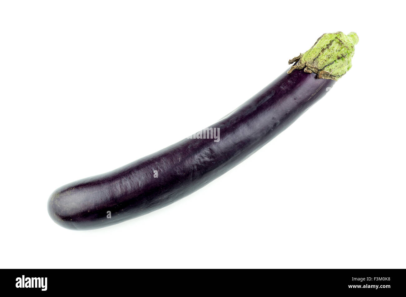 Long asian eggplant isolated Stock Photo - Alamy