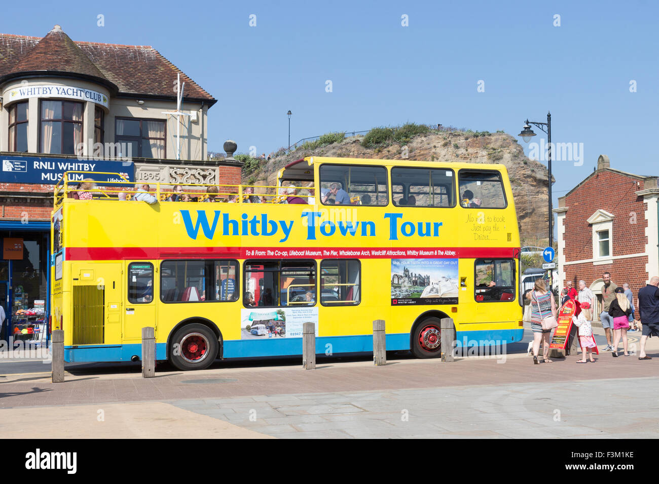 a Whitby town tour bus, North Yorkshire, England Stock Photo - Alamy