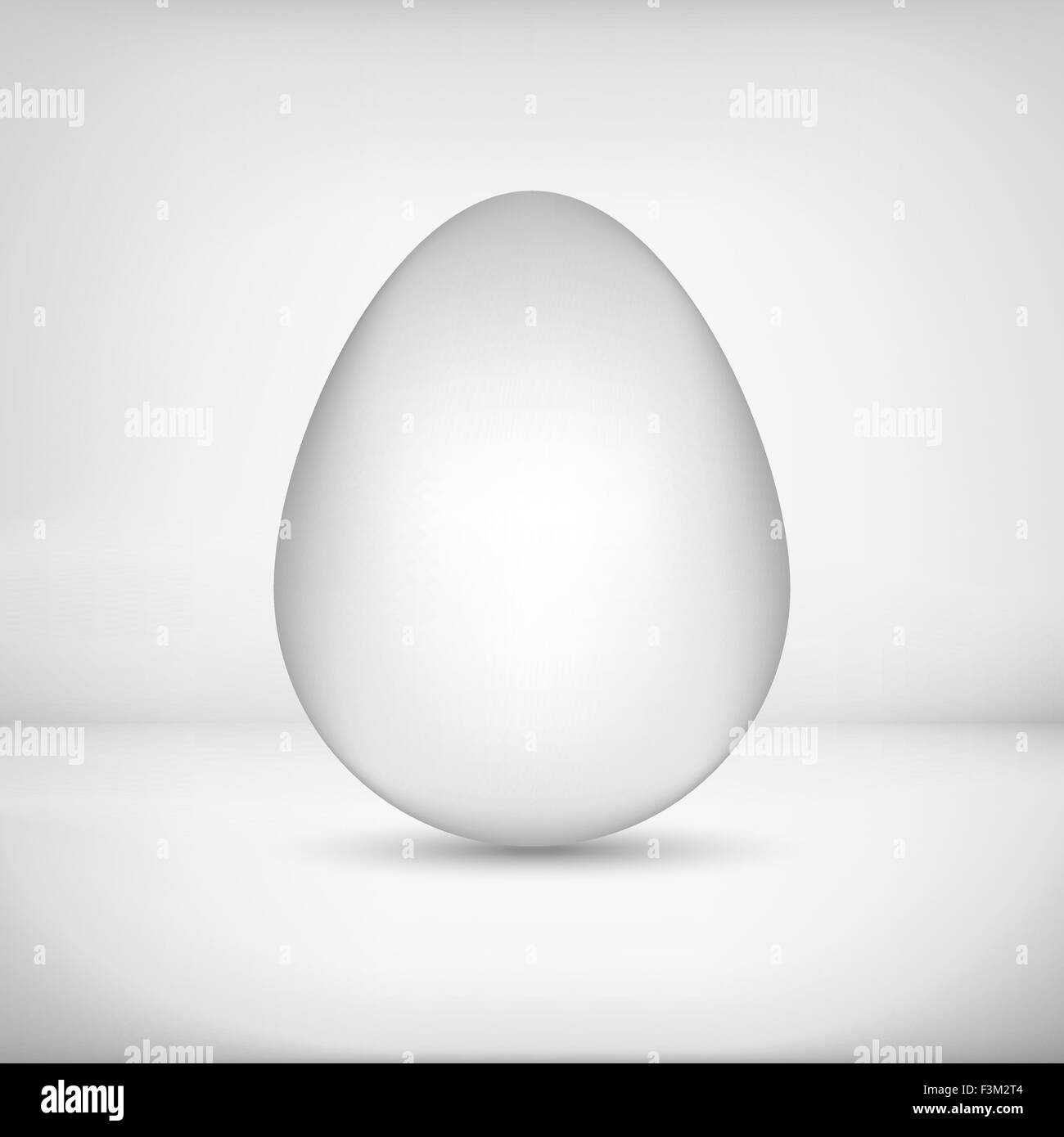 White grayscale chicken egg with white background Stock Vector Image ...