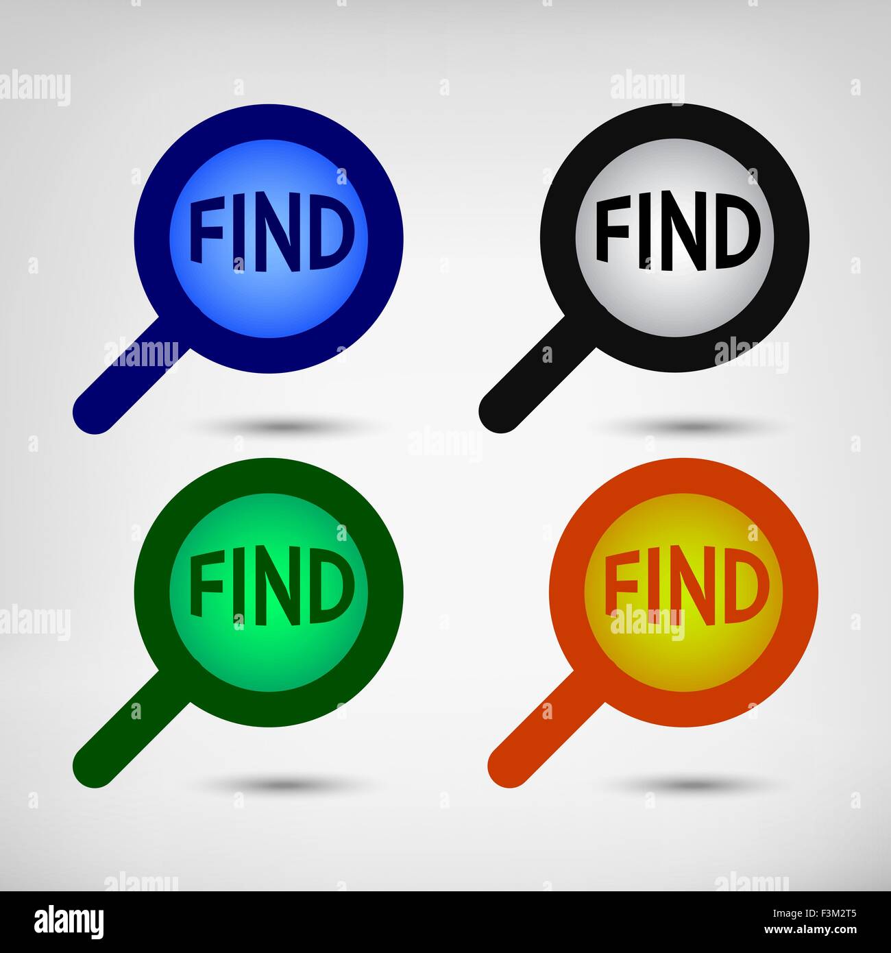 Find objects Stock Vector Images - Alamy